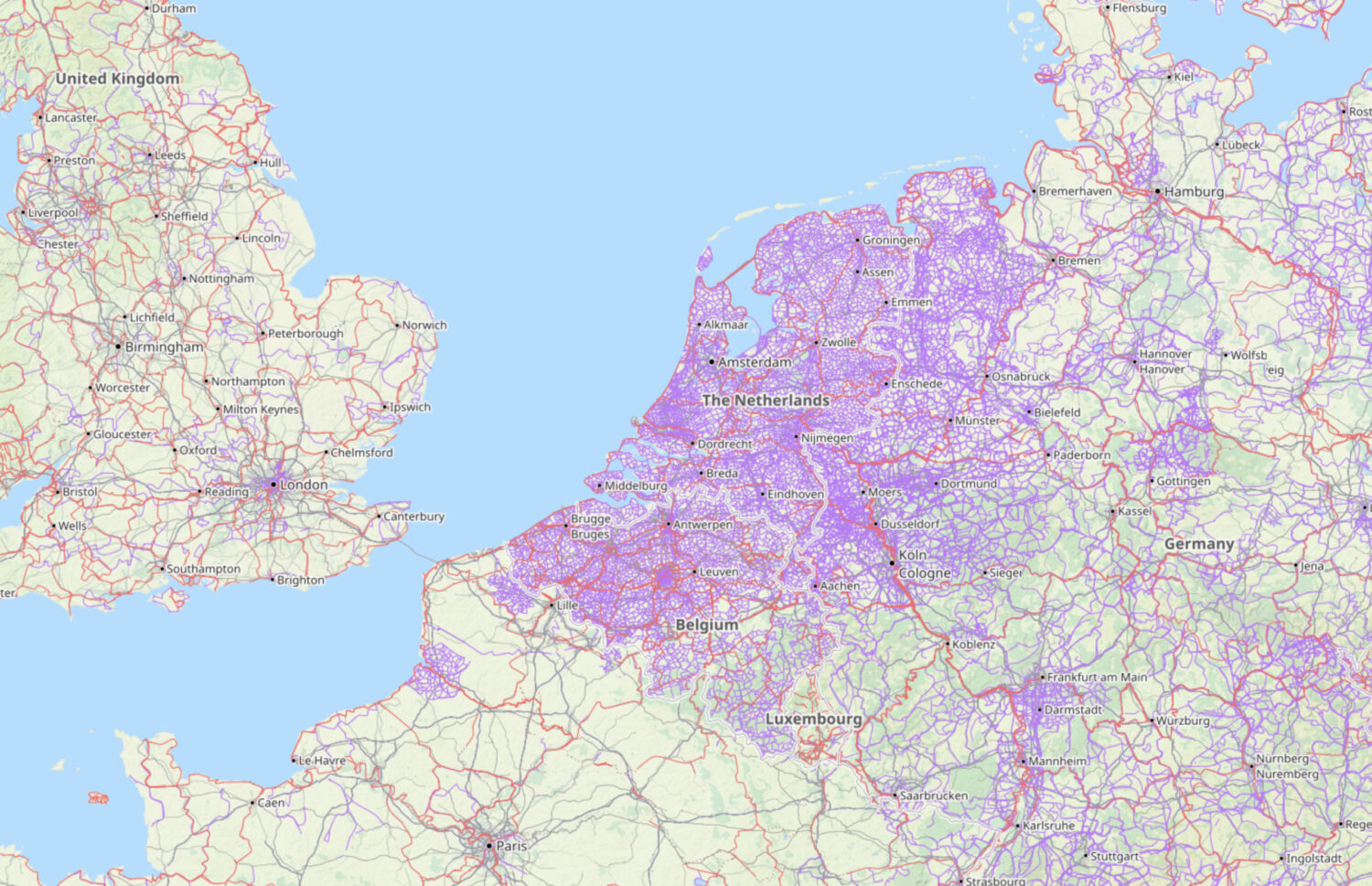 Bicycle infrastructure in the Netherlands – Neighborhood